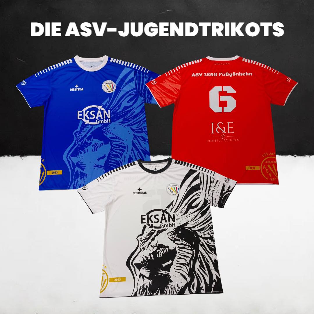 Die ASV Jugendtrikots - ASV 1898 Fußgönheim e.V.
