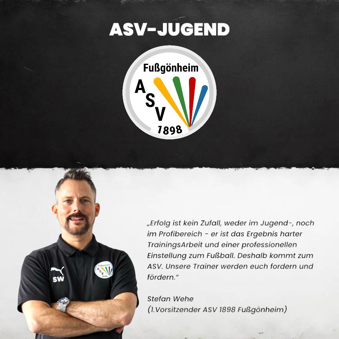 ASV-Jugend - ASV 1898 Fußgönheim e.V.