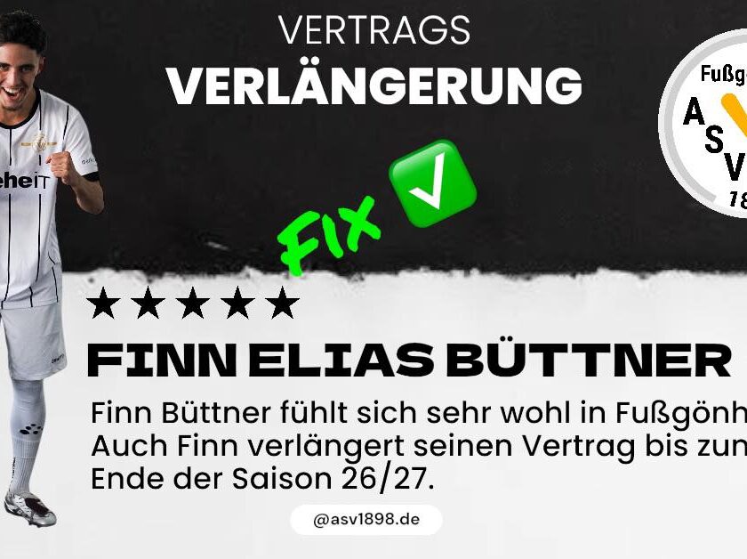 Denis Robert Häcker verlängert bis Sommer 2027! - ASV 1898 Fußgönheim e.V.